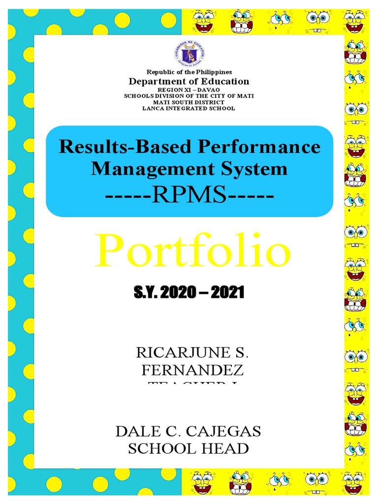 Results-Based Performance Management System: - RPMS | PDF