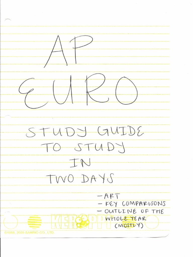 AP European History Study Guide | PDF