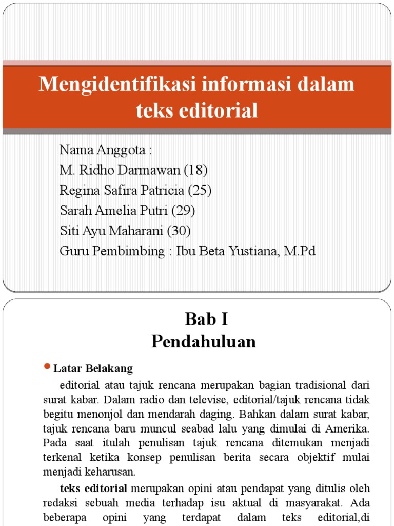 Panduan Lengkap Teks Editorial | PDF | Karier & Perkembangan | Filsafat