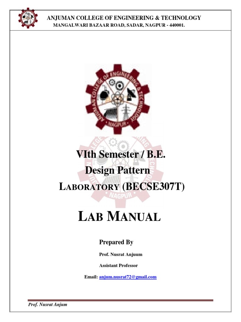 Designpattern Manual Pdf Class Computer Programming Method Computer Programming