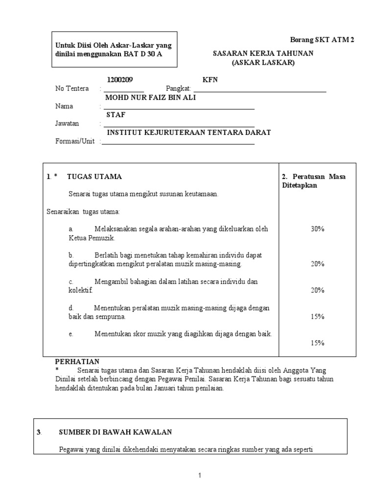 SKT - KFN Nur Faiz | PDF