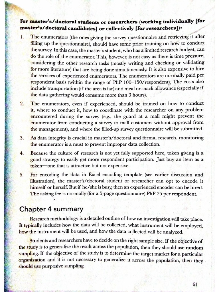 Chapter 4 Summary and Cases1 | PDF