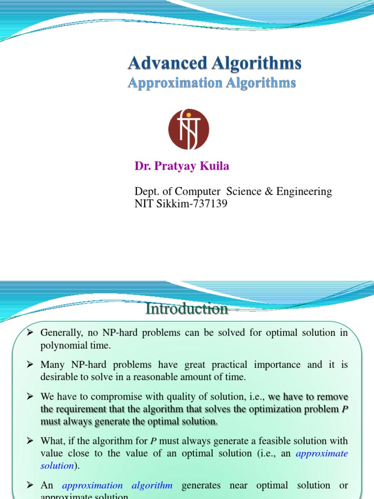 Approximation Algorithms | PDF | Vertex (Graph Theory) | Mathematical ... Approximation Algorithms | PDF | Vertex (Graph Theory) | Mathematical ...