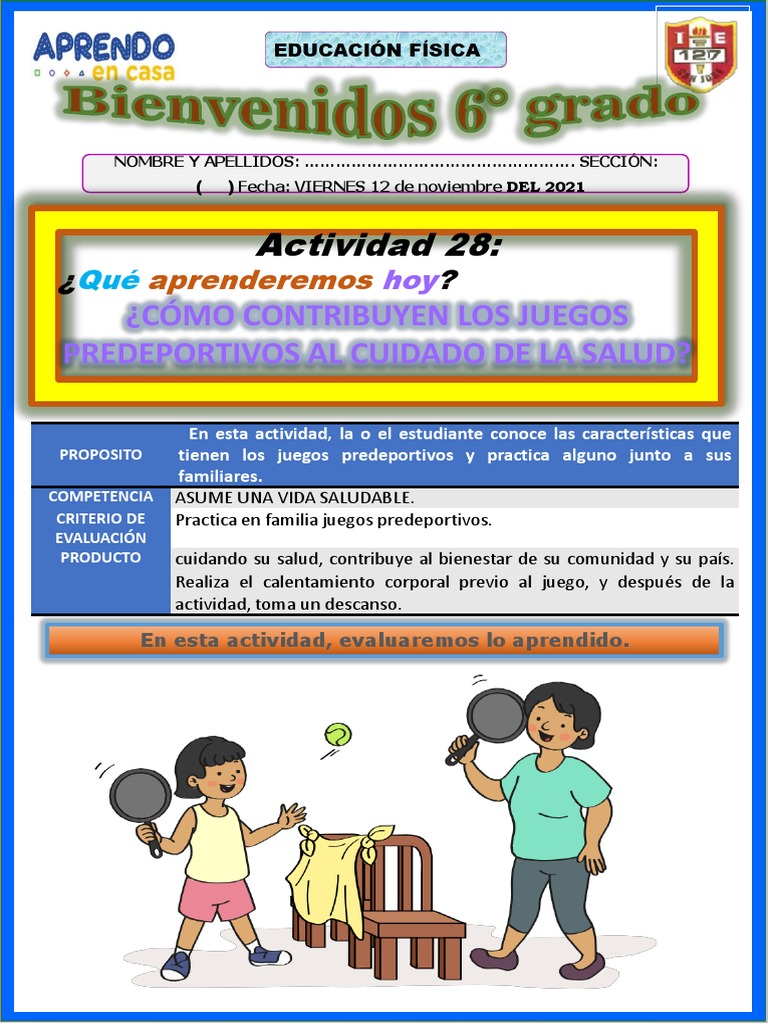 Juegos Predeportivos en Familia | PDF | Deportes