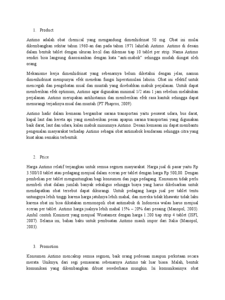 ANTIMO | PDF | Bisnis | Pengelolaan Keuangan & Uang