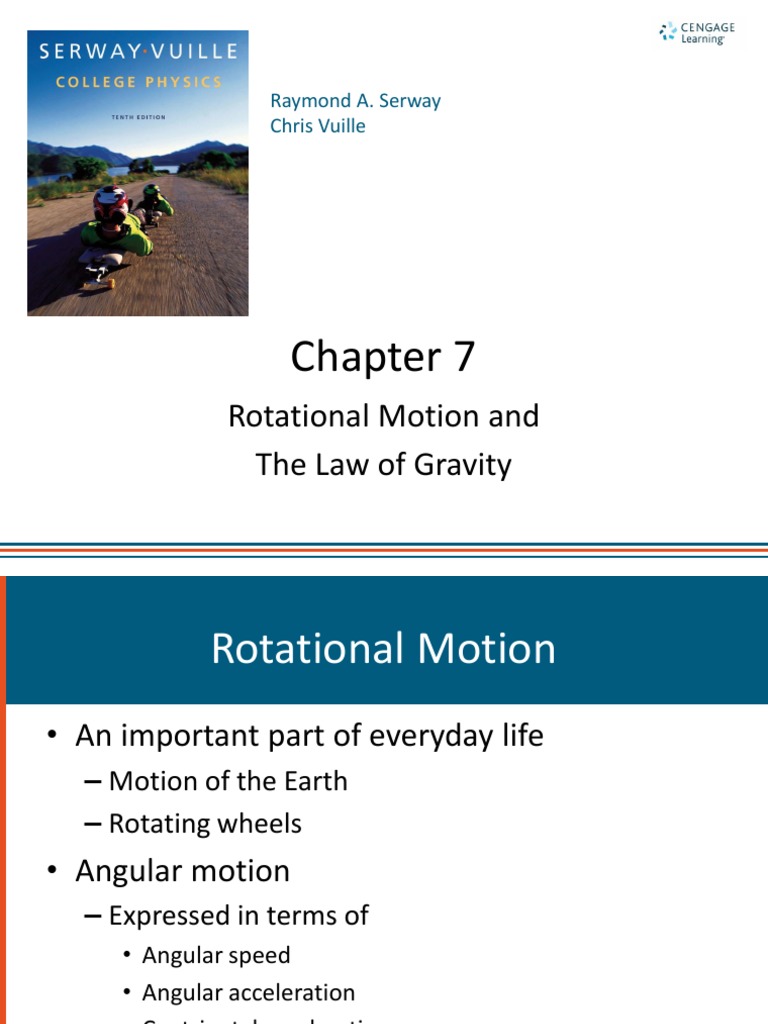 Week008-009 Presentation Rotational Motion and Gravity | PDF ...