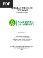 Makalah - Internet of Things (Iot) | PDF