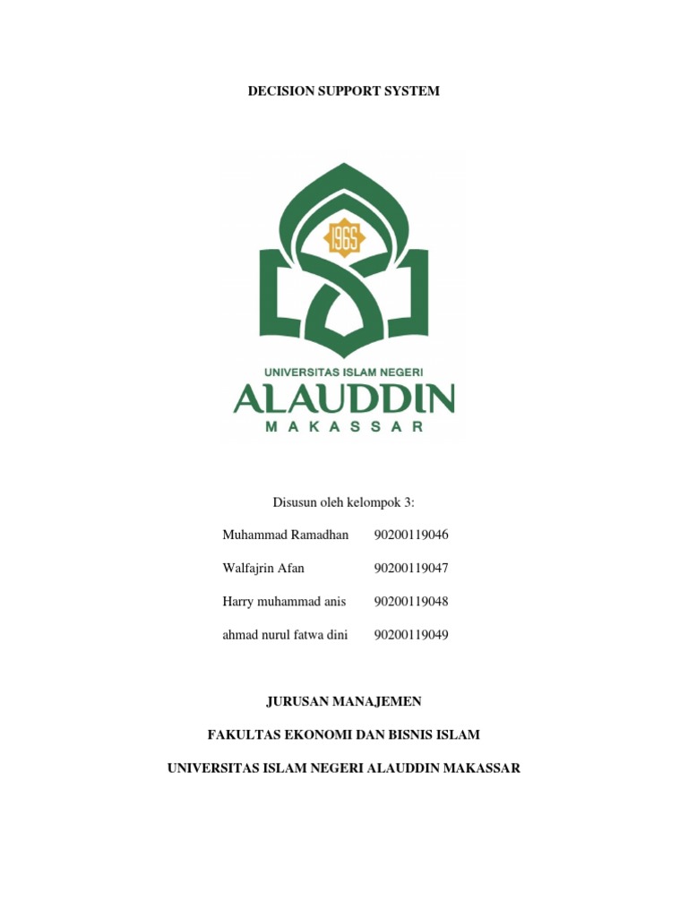 KLP 3 Sim Decision Support System | PDF