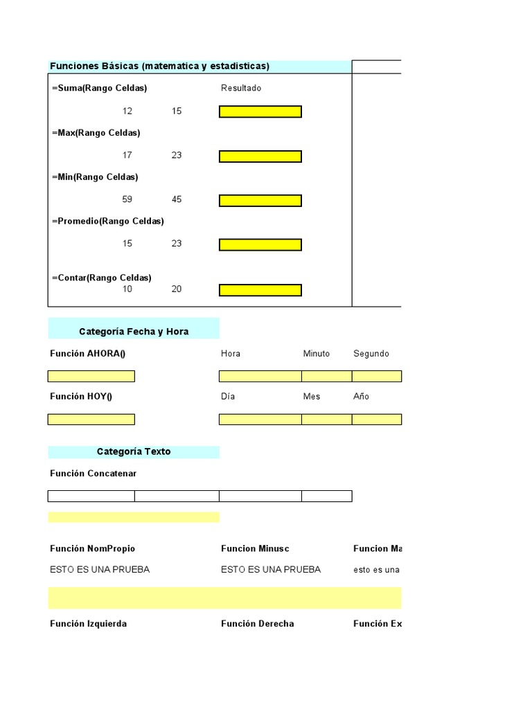 Actividad 2 - Funciones Basicas | PDF
