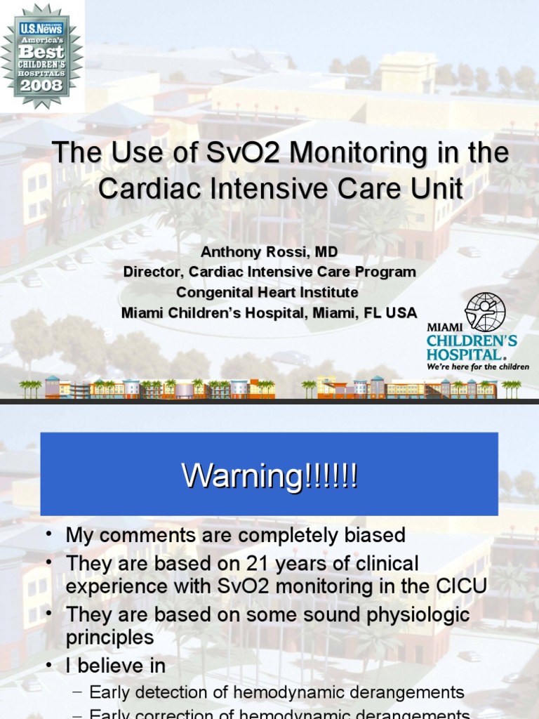 SvO2 Monitoring After CHS | PDF | Intensive Care Medicine | Shock ...