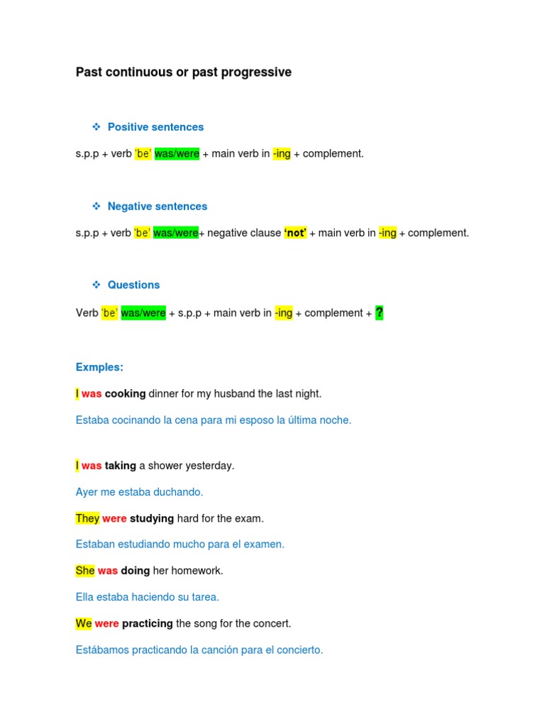 Past Continuous Vs Past Simple Explanation | Download Free PDF | Grammar