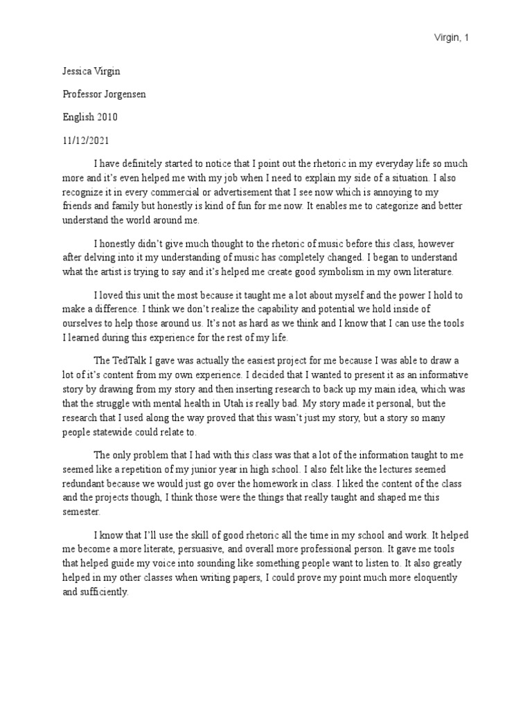 Summative Metacommentary 1 | PDF | Rhetoric | Communication