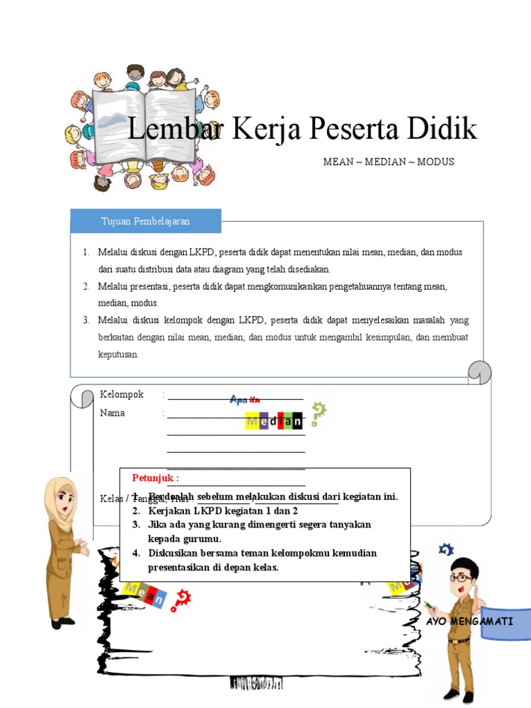 LKPD Mean Median Modus | PDF