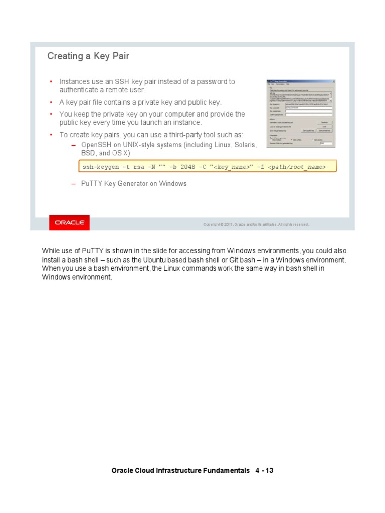 Creating A Key Pair: Openssh On Unix-Style Systems (Including Linux ...