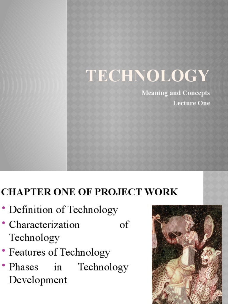 Technology (Meaning and Concepts) | PDF | Invention | Innovation