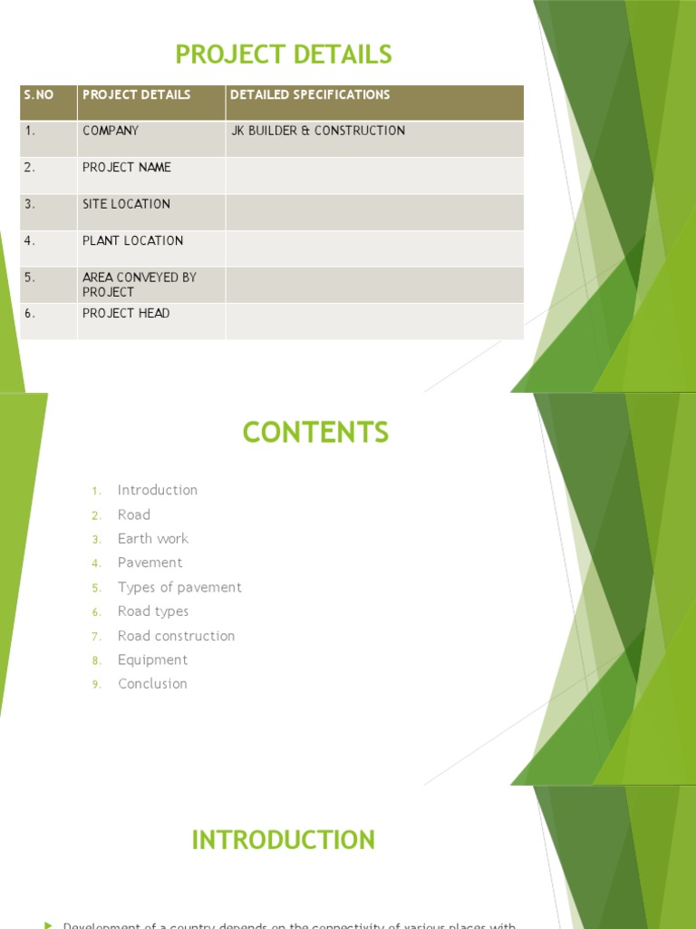 Presentation On Road Construction Step by Step | PDF | Road Surface ...