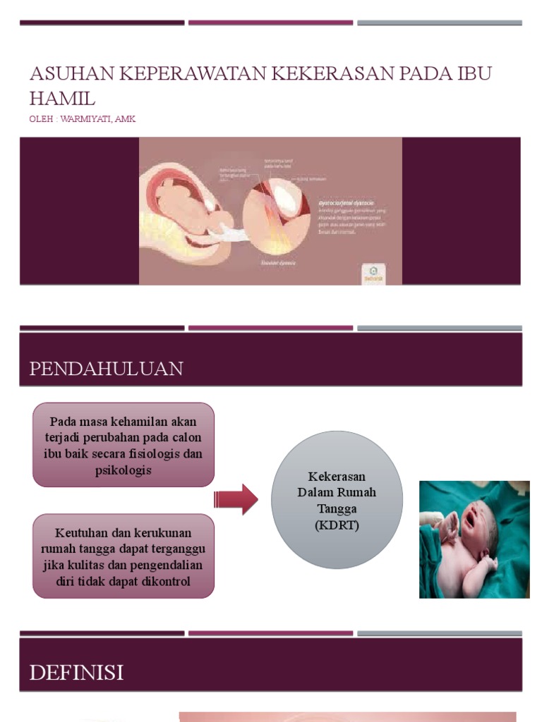 Asuhan Keperawatan KDRT Ibu Hamil | PDF | Kesehatan Holistik