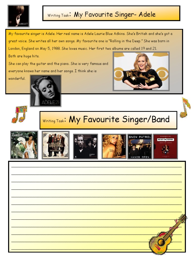 My Favourite Singer | PDF