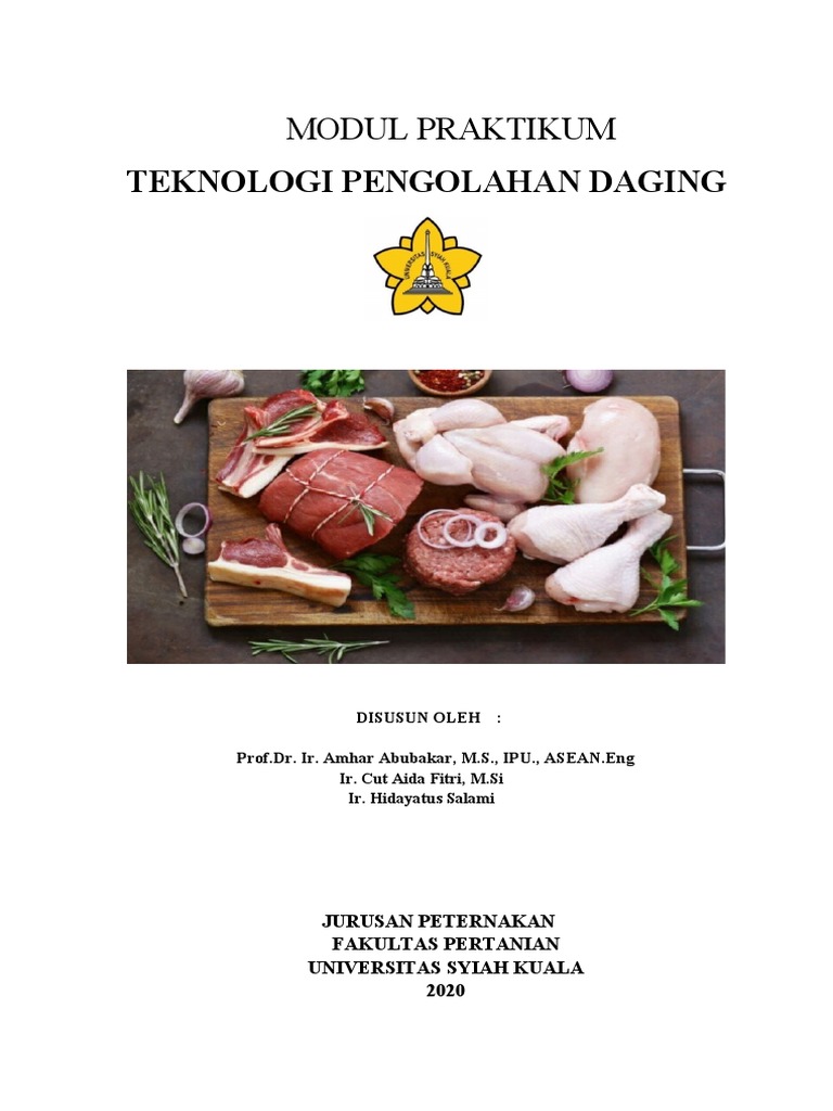 Modul Praktikum Ilmu Dan Teknologi Pengolahan Daging Lab Daging | PDF