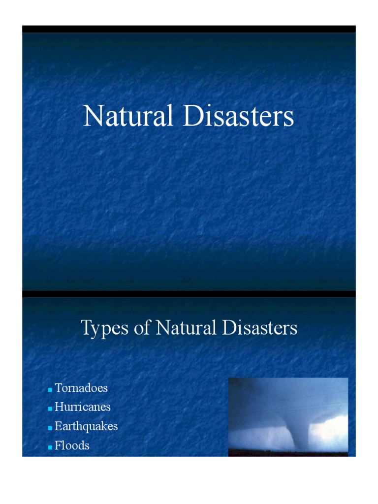 Natural Disasters - PPT - Google Slides | PDF | Storms | Tsunami