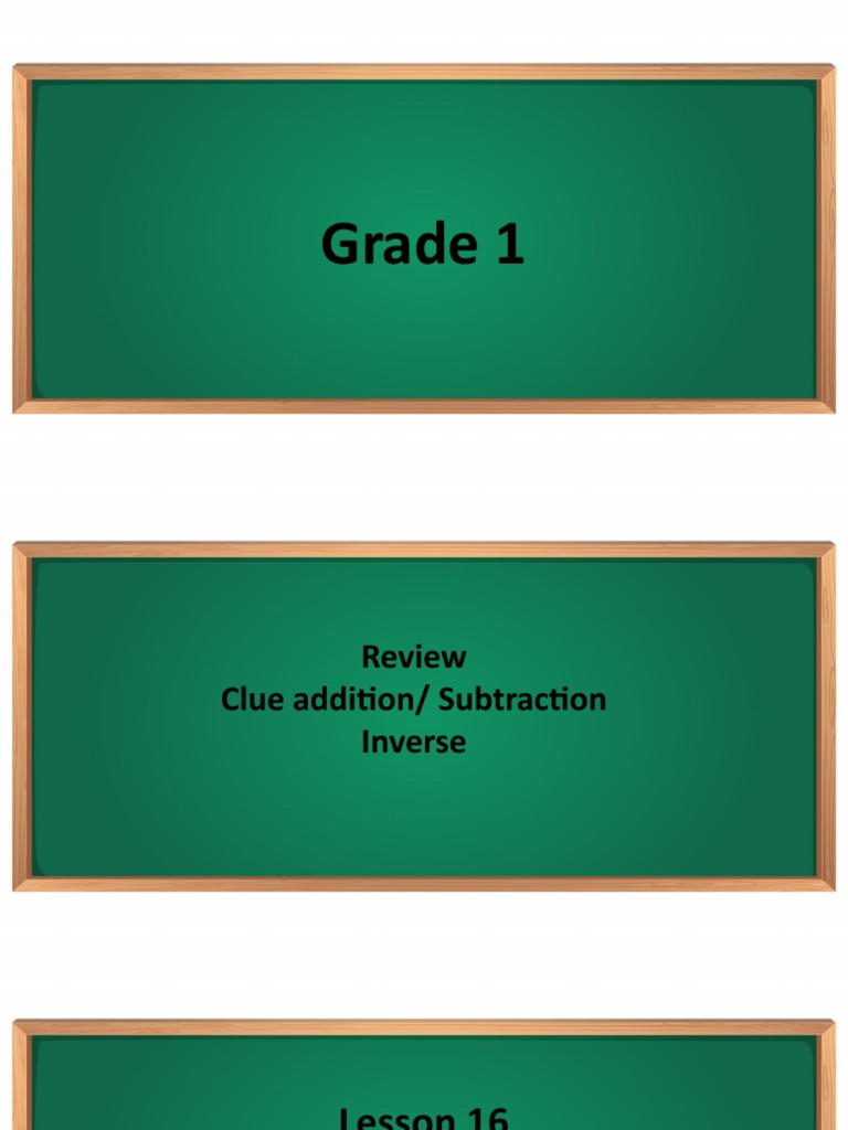 Grade 1 Subtracting From Minuends | PDF | Teaching Methods & Materials ...