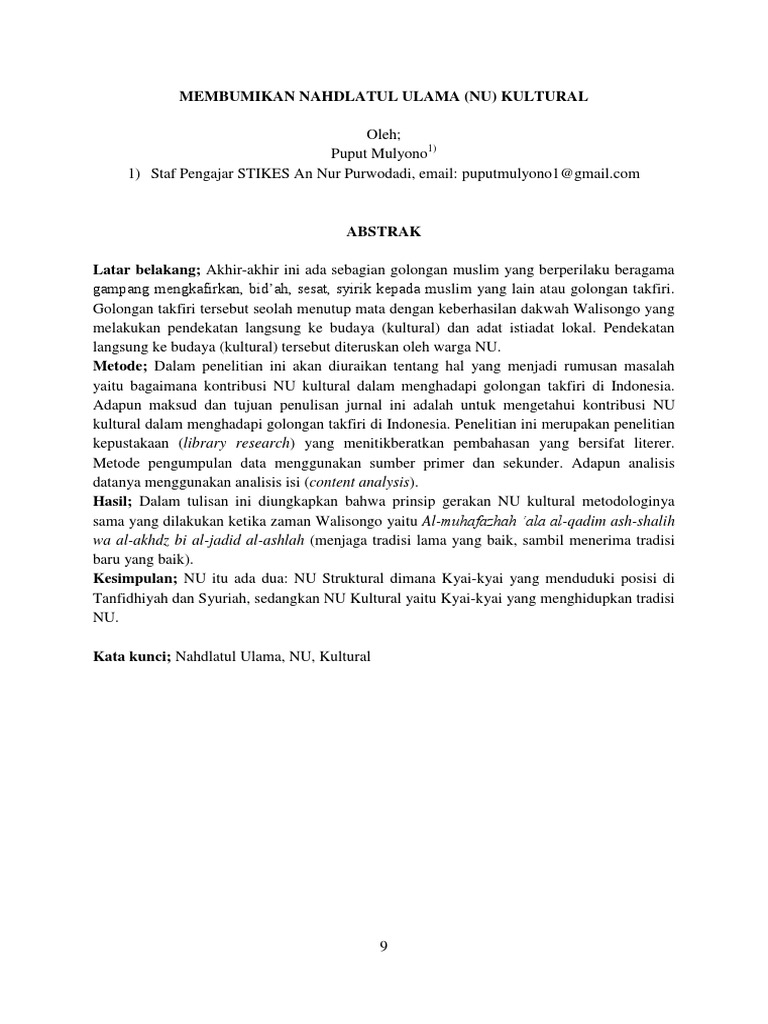 Nu Kultural | PDF