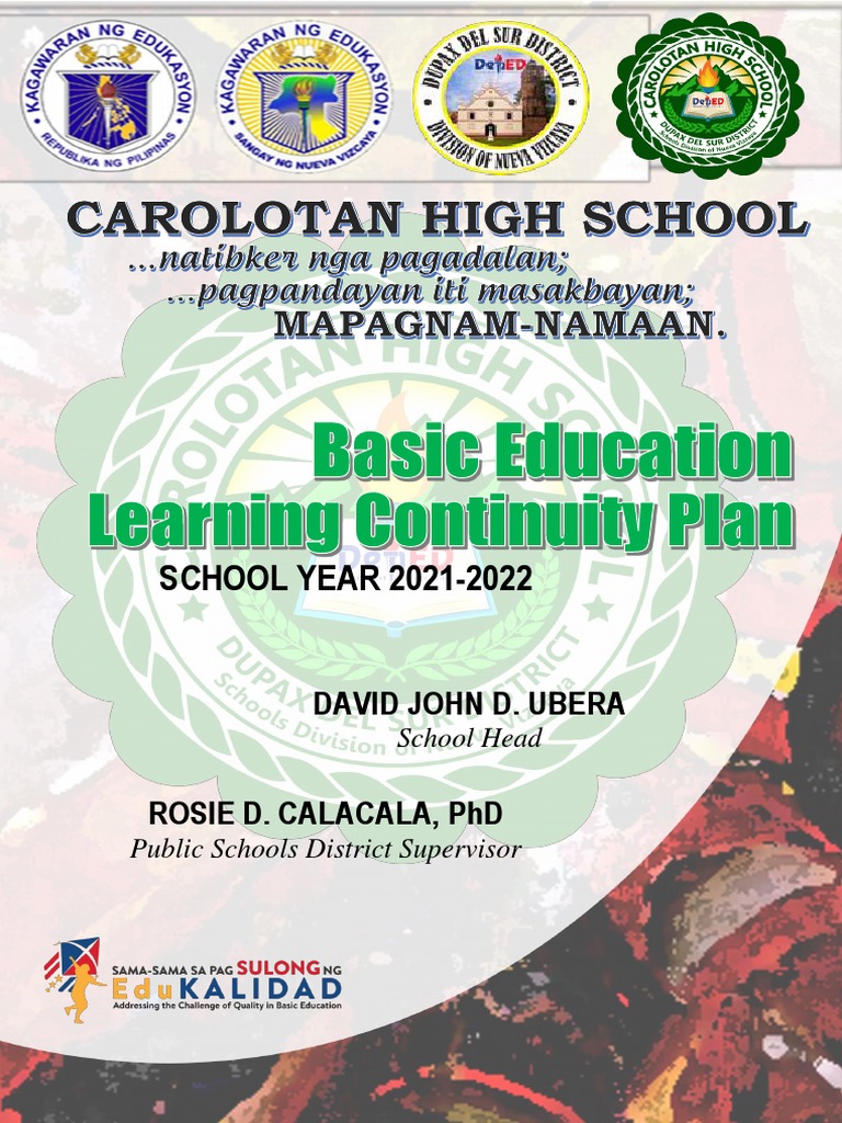 BE-LCP Carolotan High School (August 2021) | PDF | Consumer Electronics ...