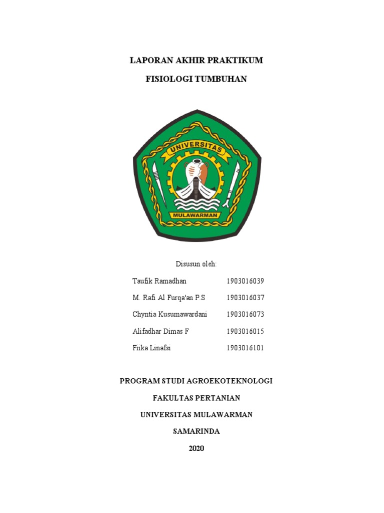 Laporan Akhir Praktikum Fistum | PDF