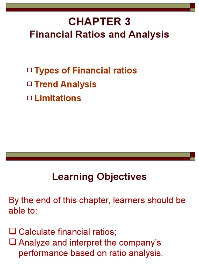 Chapter 3 Financial Ratios - PPT | PDF | Dividend | Financial Ratio