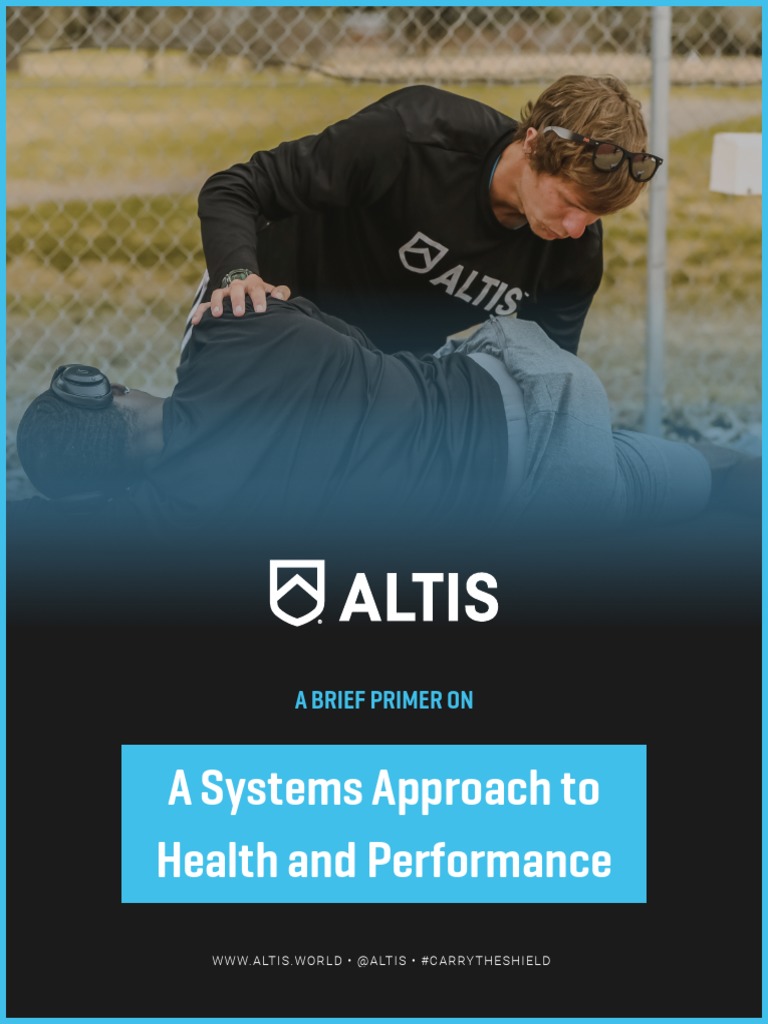 A Systems Approach To Health and Performance: A Brief Primer On | PDF ...