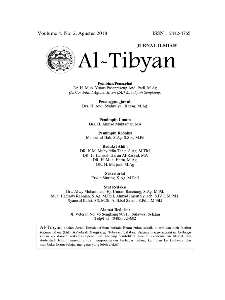 Jurnal Al Tibyan Eka | PDF
