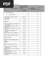 Checklist Isi Kotak p3k | PDF