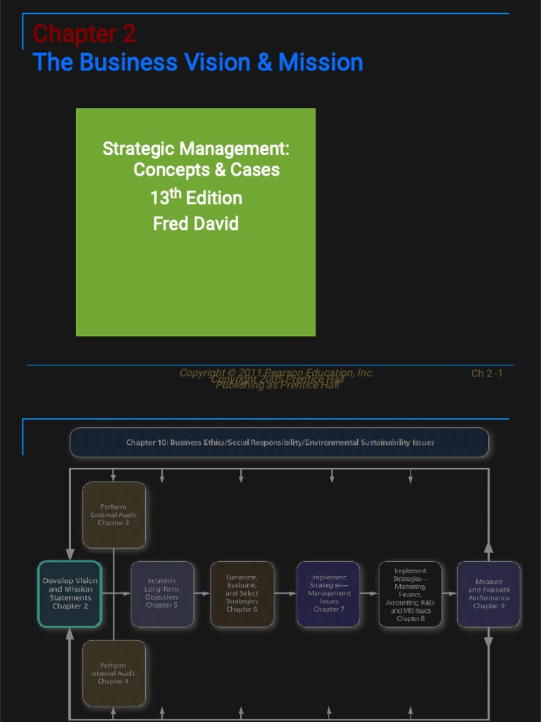 The Business Vision & Mission: Strategic Management: Concepts & Cases ...