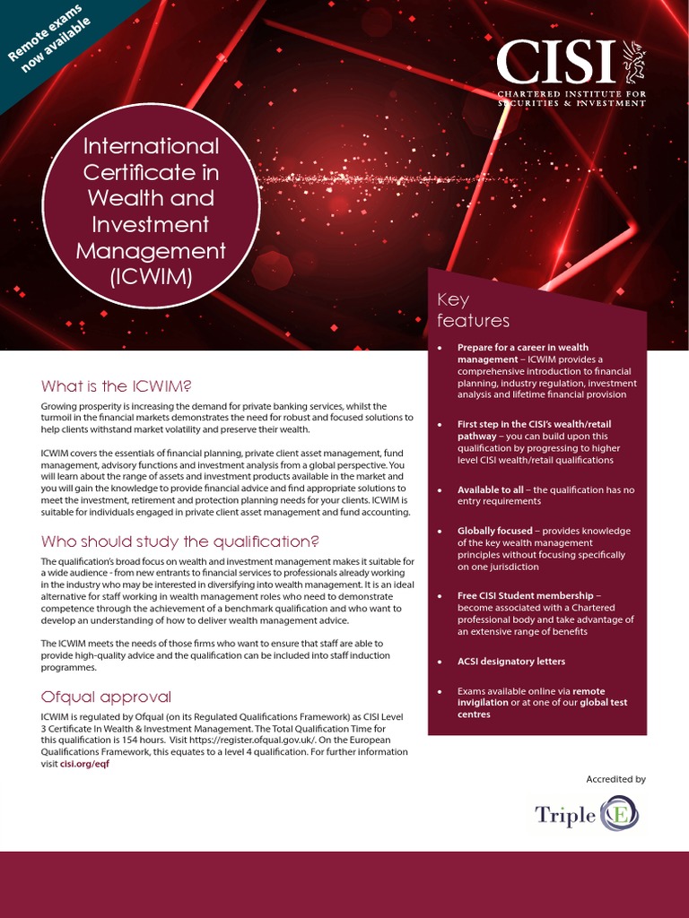 Cisi Wealth Management | PDF | Investing | Investment Management