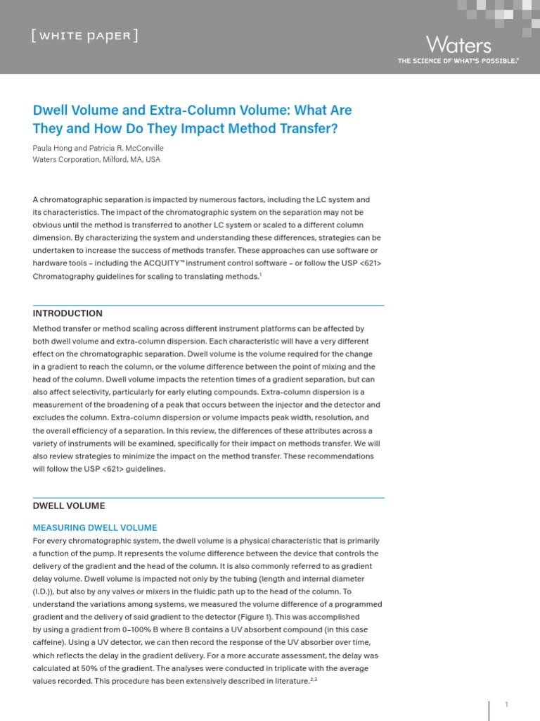 Waters Method Transfer | PDF | High Performance Liquid Chromatography ...