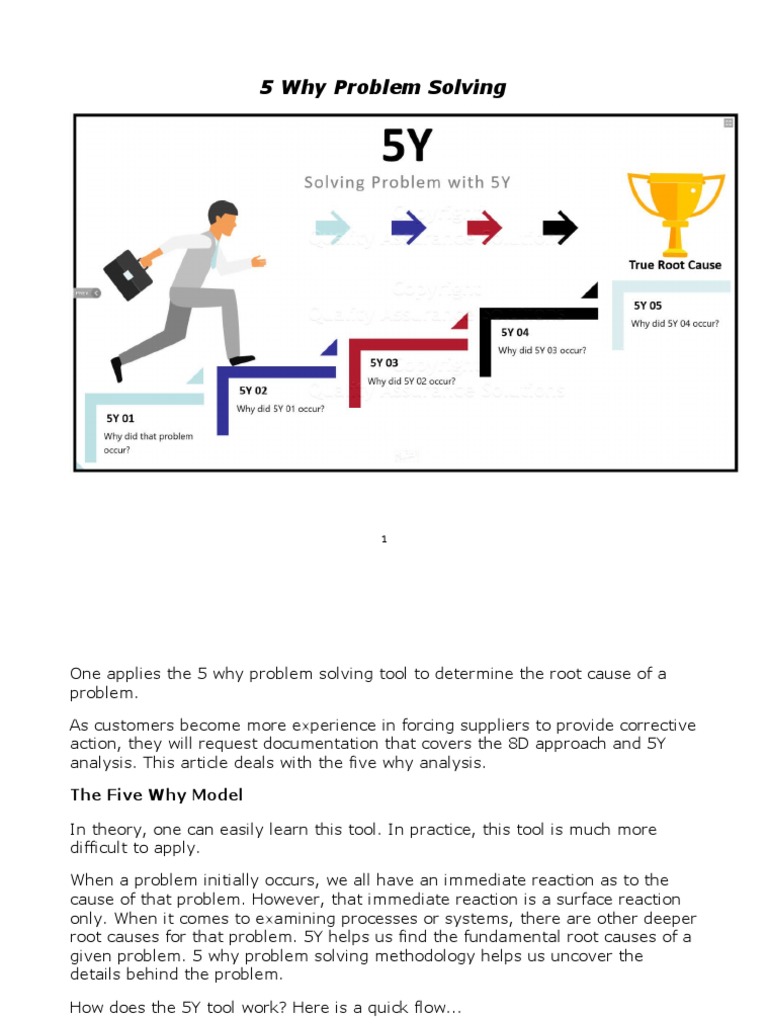 5 Why Problem Solving Pdf Systems Science Computing 3679