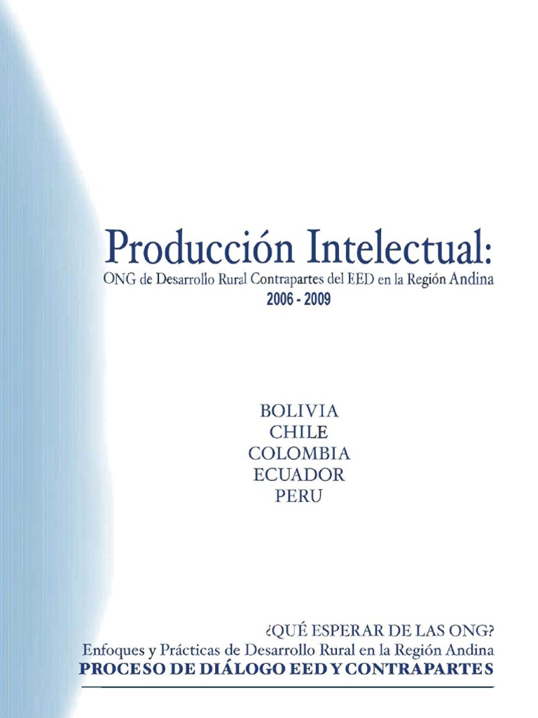 Produccion Intelectual | PDF | Perú | Ecuador
