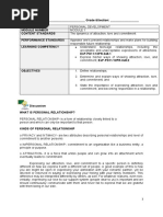 PerDev Personal Relationships | PDF | Family | Interpersonal Relationships
