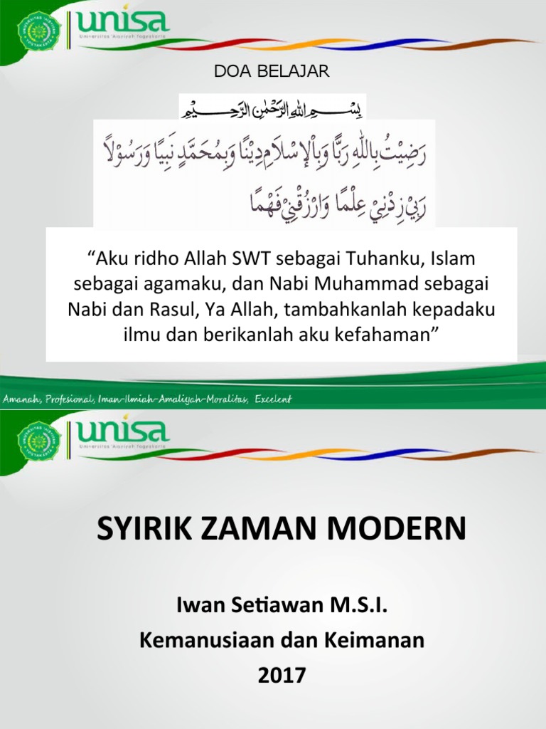 Syirik Modern | PDF