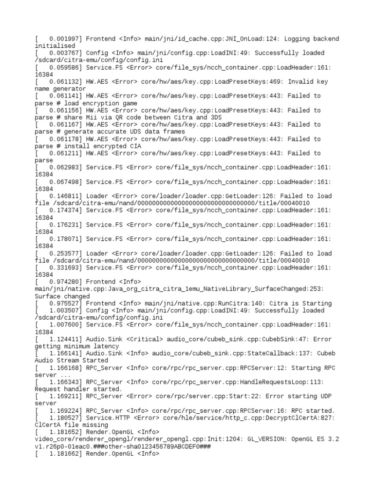 Citra Log | Download Free PDF | Computer Engineering | Computer Architecture