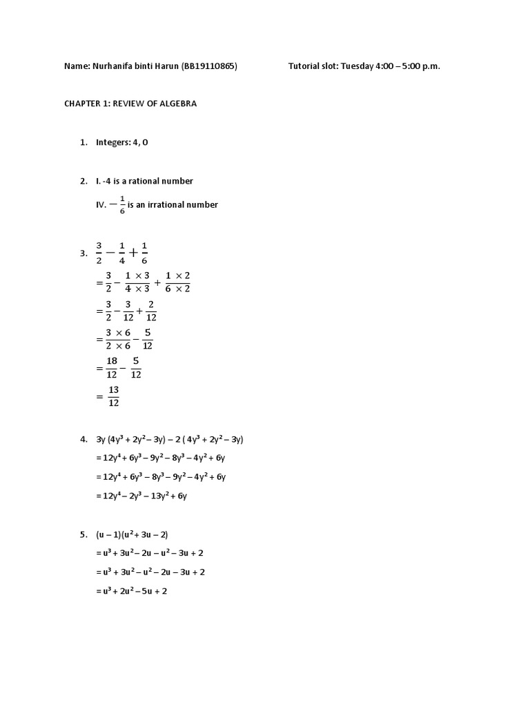 CHAPTER 1 Business Mathematics | PDF | Abstract Algebra | Complex Analysis