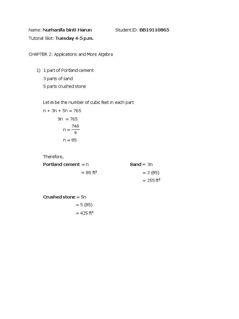 Business Mathematics Chapter 2 Solutions | PDF | Economies