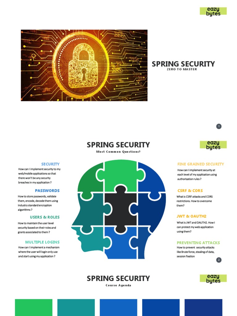 Spring Security | PDF | Key (Cryptography) | Http Cookie