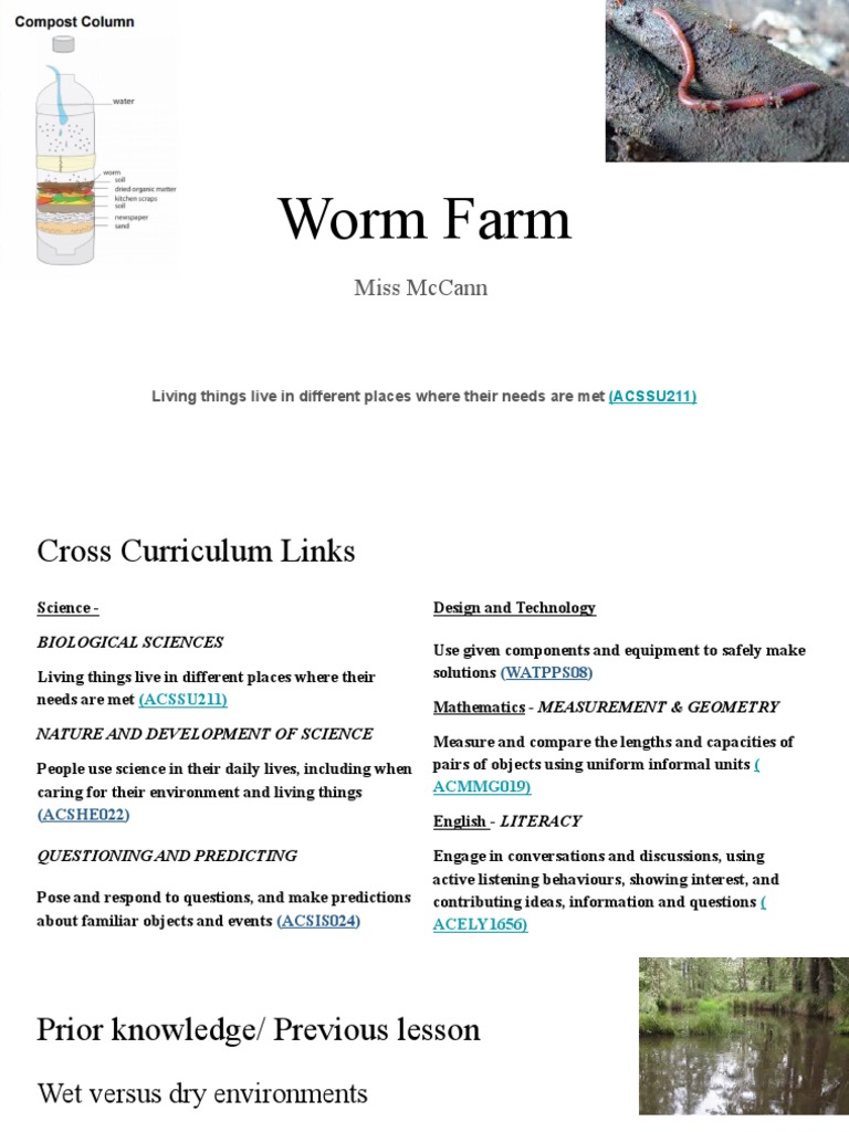 Science - Worm Farm | PDF | Science