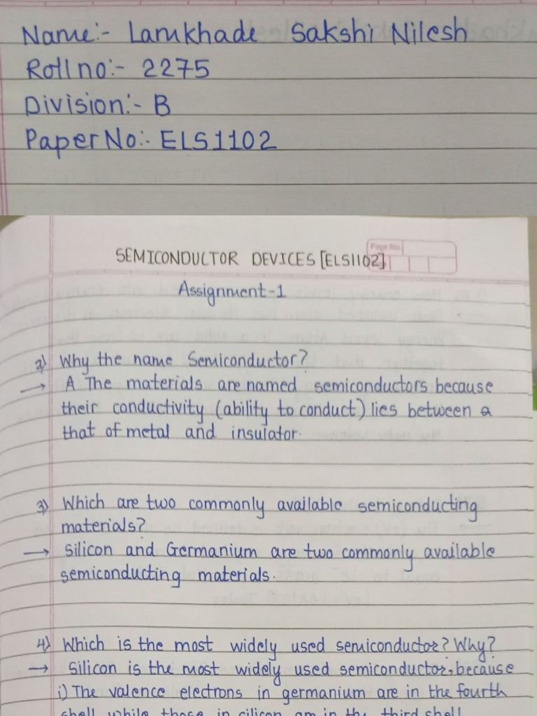 Understanding Semiconductor Physics: An Analysis of Key Concepts Regarding Semiconductor Devices ...