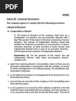 Corporate Governance Checklist | PDF | Board Of Directors | Audit Committee