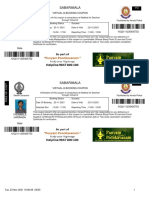 IRCTC Sample Ticket Format | PDF | Identity Document | Ticket (Admission)