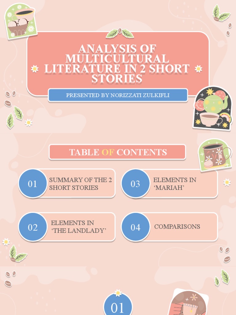 Analysis of Multicultural Literature in 2 Short Stories | PDF