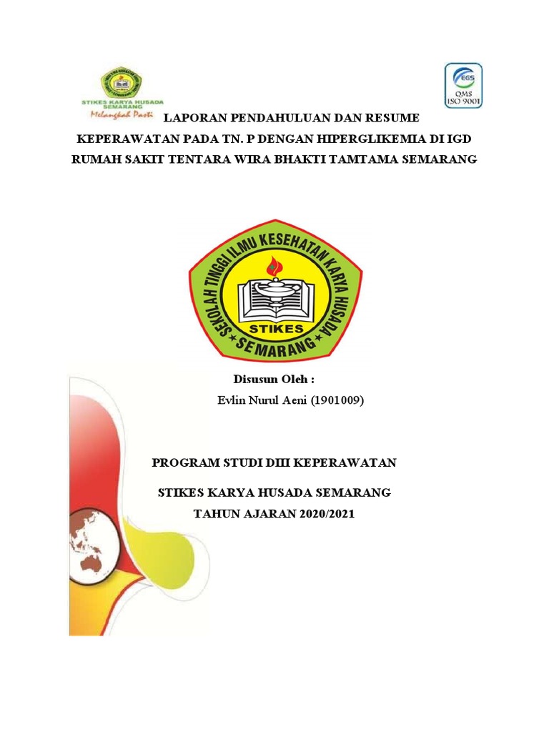 Laporan Pendahuluan Dan Askep Gadar | PDF