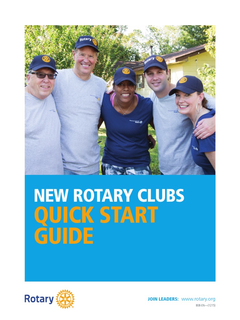 New Rotary Clubs: Quick Start Guide | PDF | Mentorship | Communication